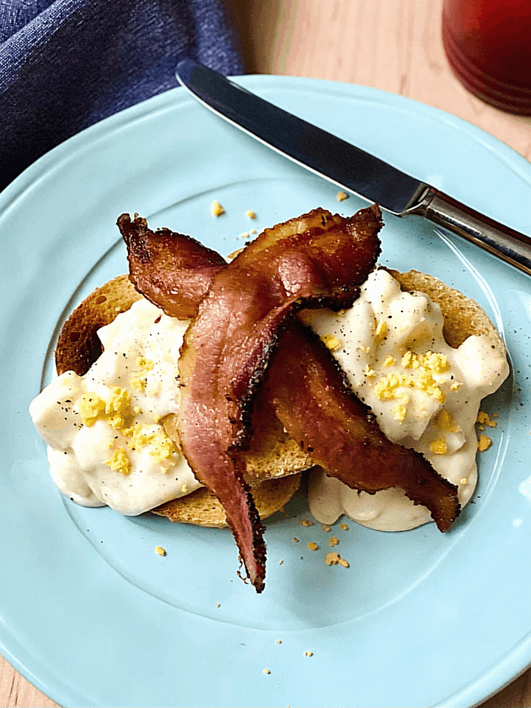 My Mom's Eggs Goldenrod • Breathing And Cooking