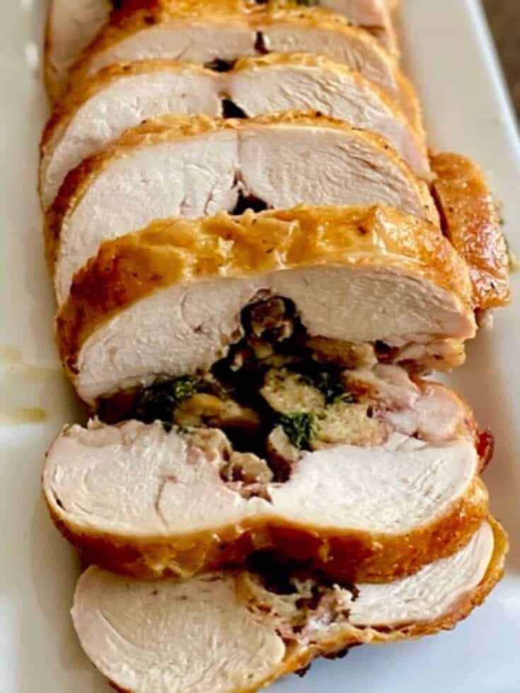 Deboned Whole Chicken With Prosciutto, Spinach, Mushroom and Gruyere ...